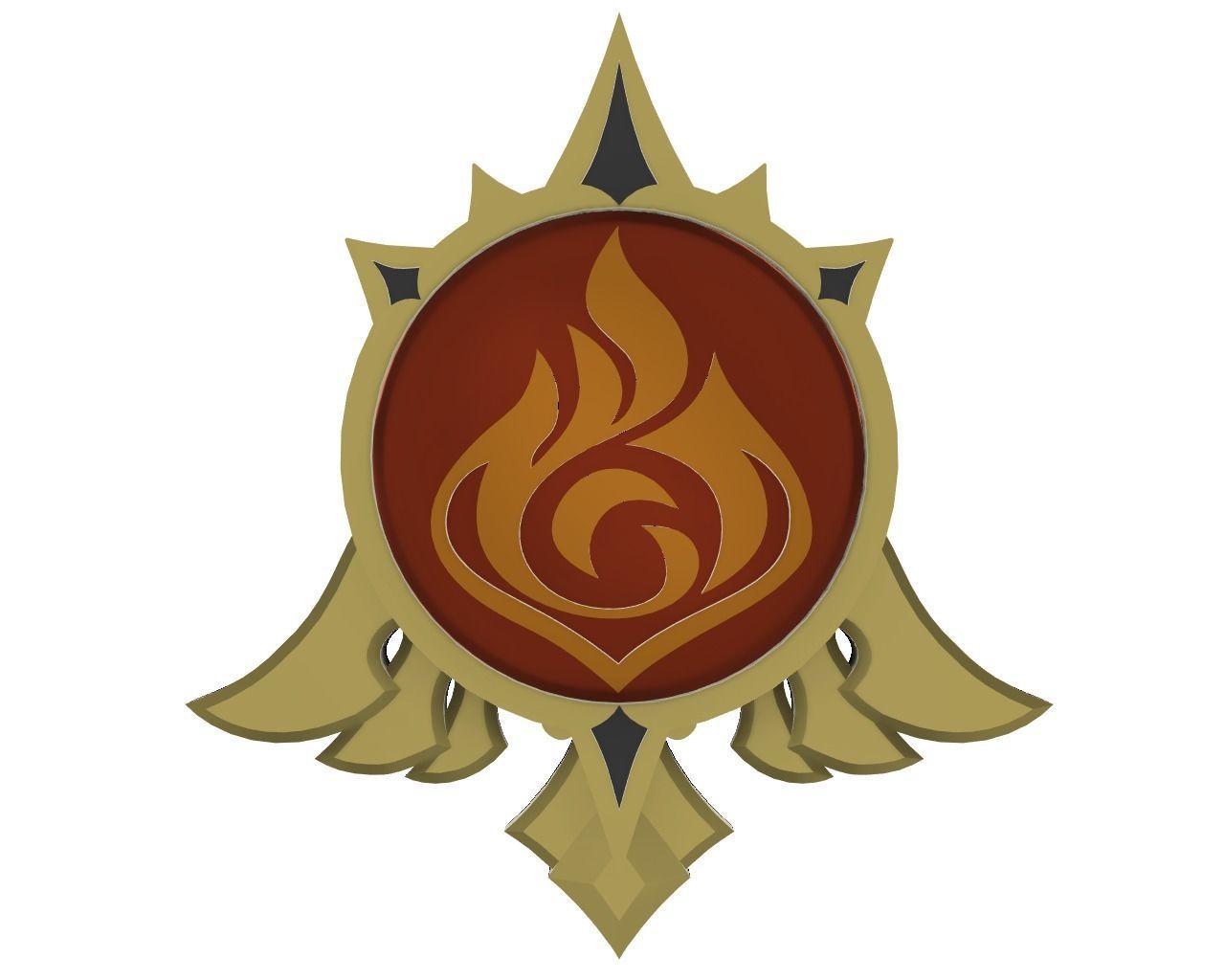 Genshin Impact Mondstadt Vision Collection 3D model 3D printable | CGTrader