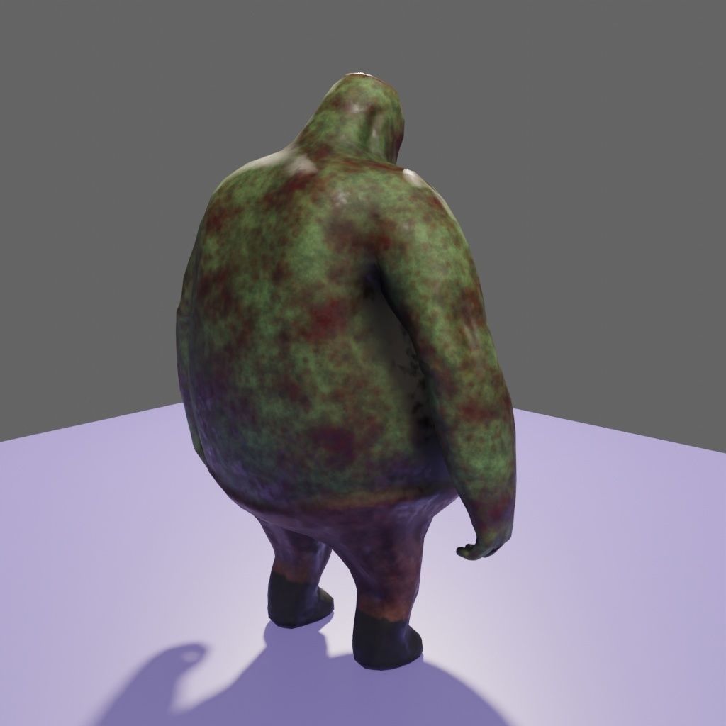 3D model headless Zombie VR / AR / low-poly | CGTrader