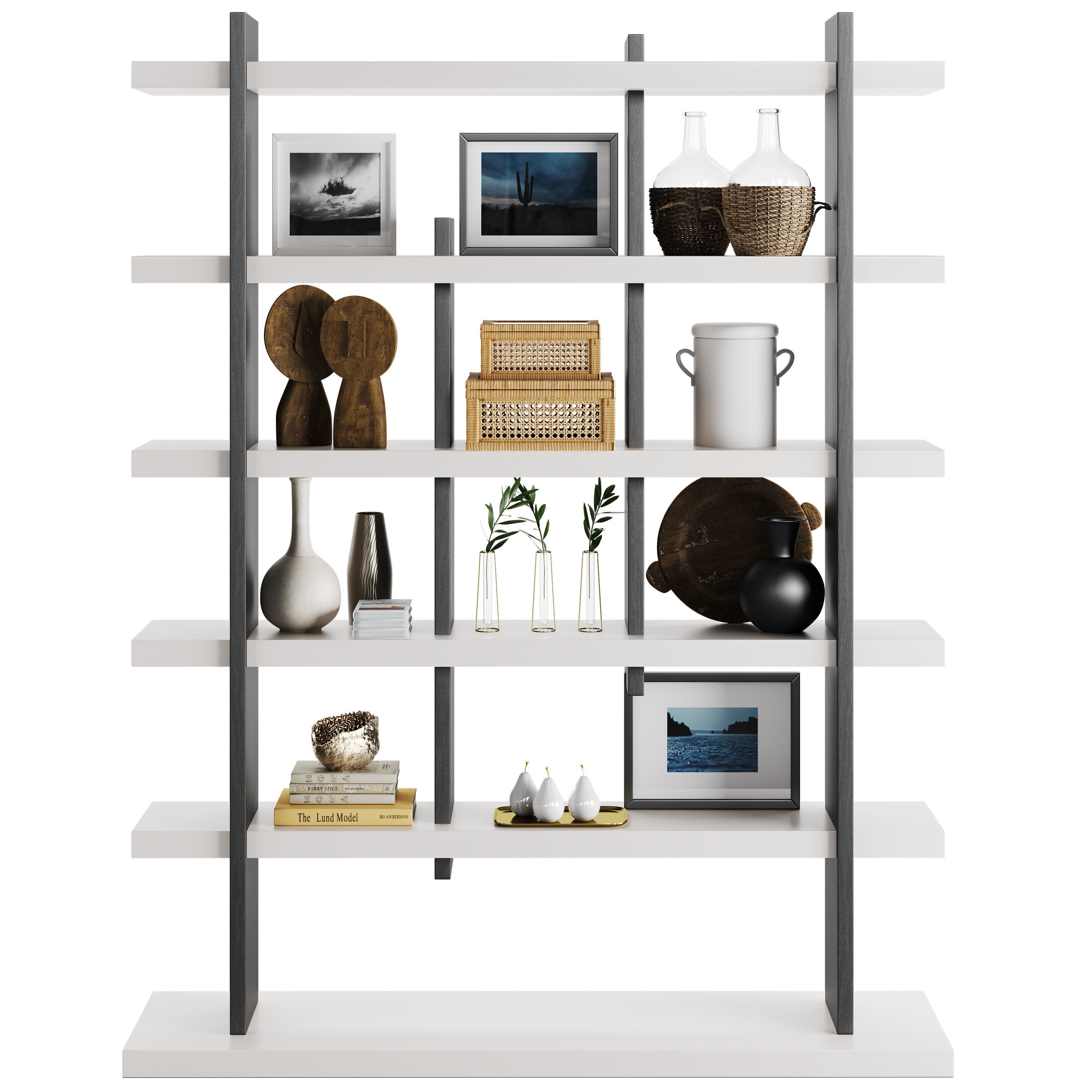 Bernhardt Silhouette Etagere Bookshelf 3D model | CGTrader