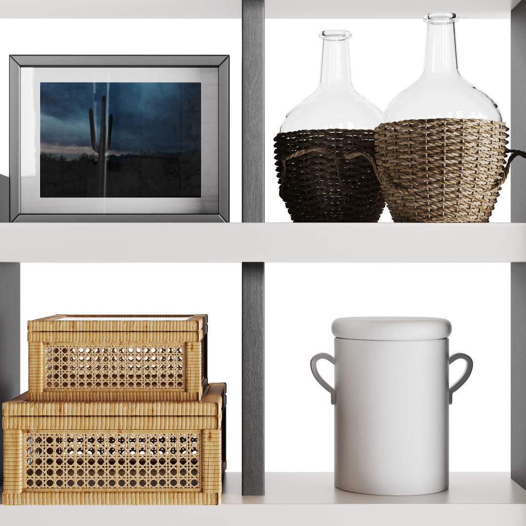 Bernhardt Silhouette Etagere Bookshelf 3D model | CGTrader