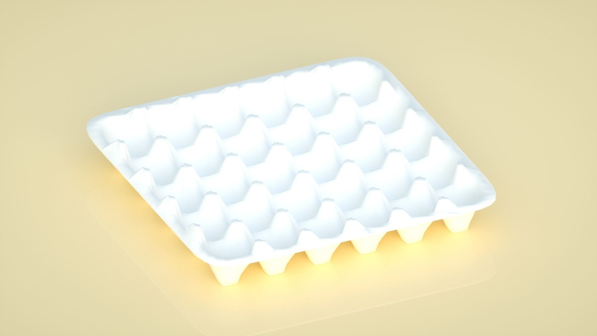 Egg drag egg tray egg box C4D model 3D model | CGTrader