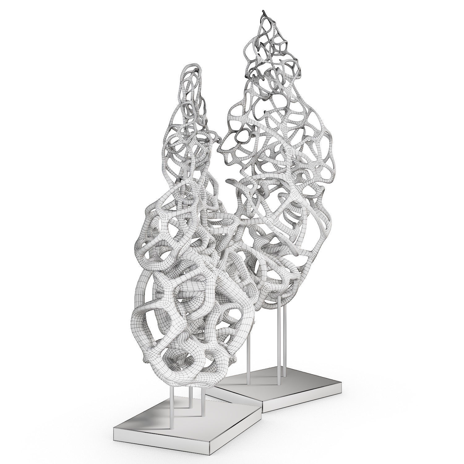Parametric Bionic Form Sculpture 3D model | CGTrader
