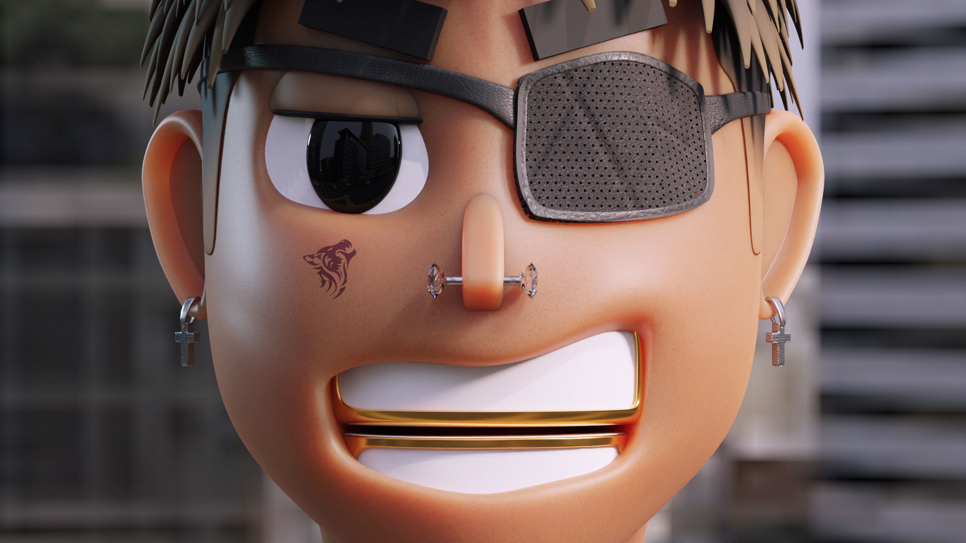 3D model Stylized HipHop NFT Character VR / AR / low-poly | CGTrader