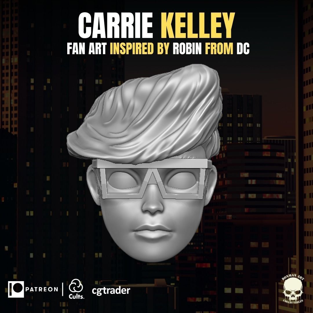 Carrie Kelley Fan Art For Action Figures 3D model 3D printable | CGTrader