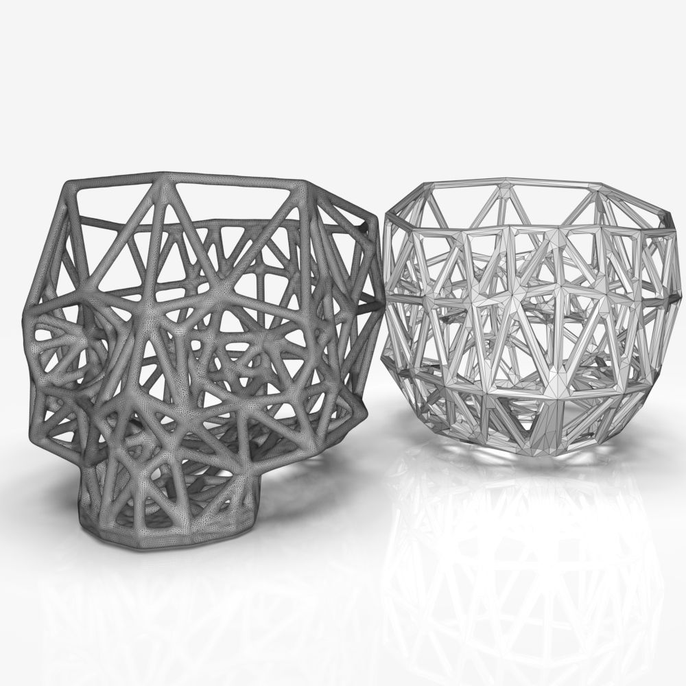 Skull mesh 3D model 3D printable | CGTrader