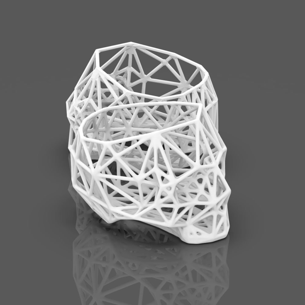Skull mesh 3D model 3D printable | CGTrader