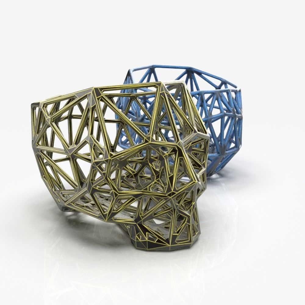 Skull mesh 3D model 3D printable | CGTrader