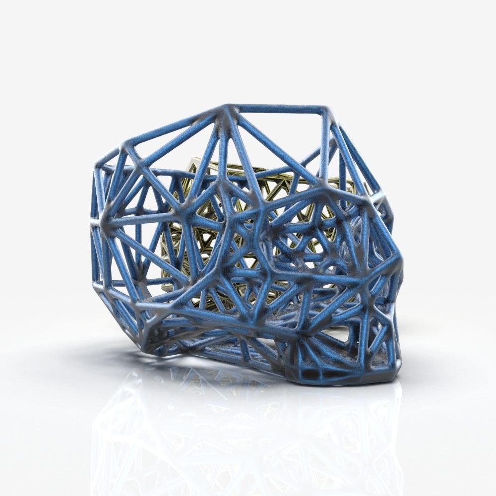 Skull mesh 3D model 3D printable | CGTrader