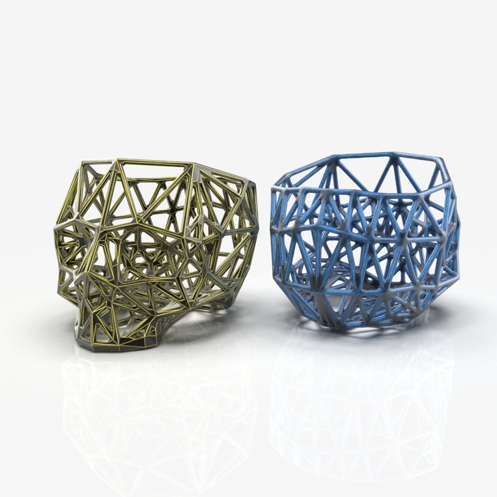 Skull mesh 3D model 3D printable | CGTrader