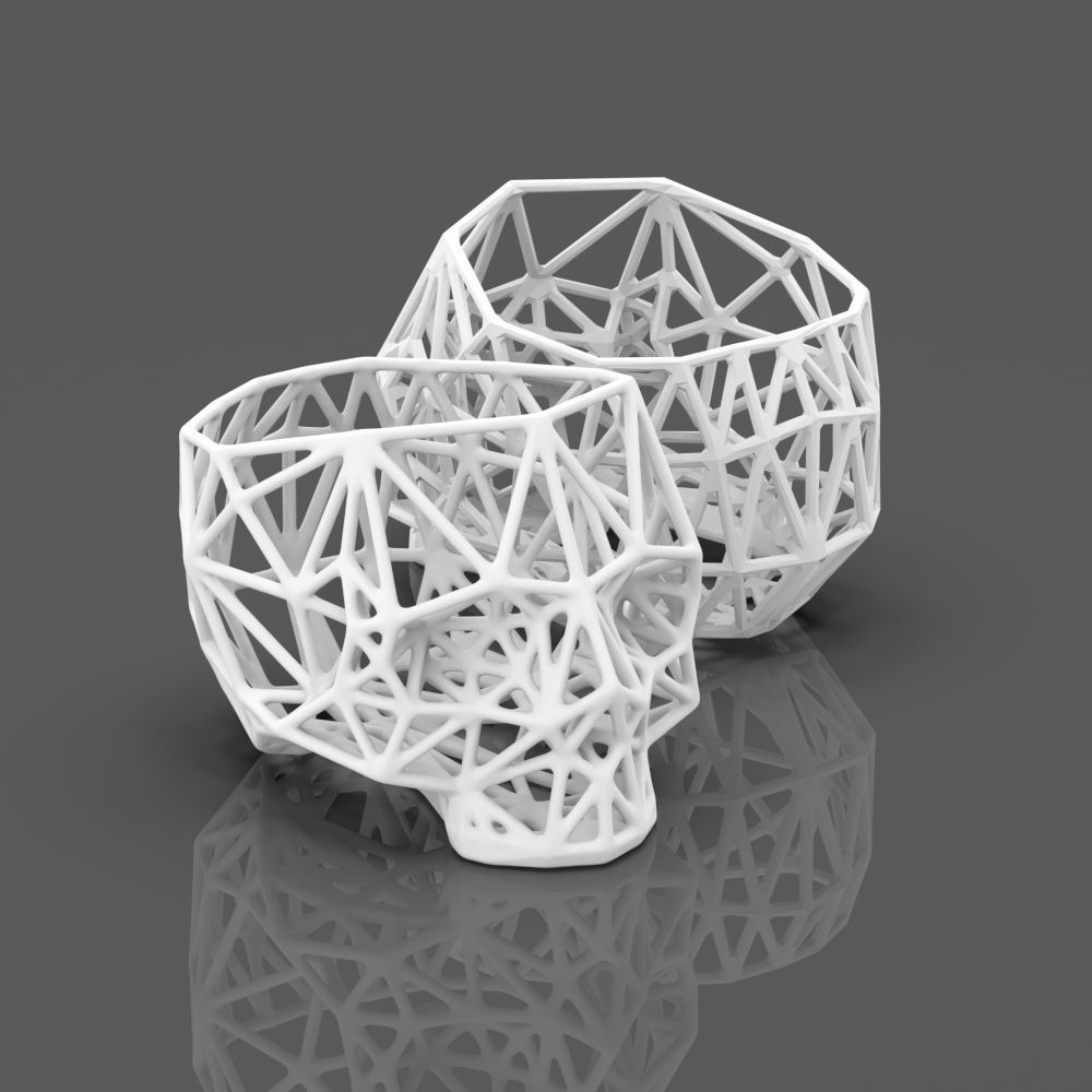 Skull mesh 3D model 3D printable | CGTrader