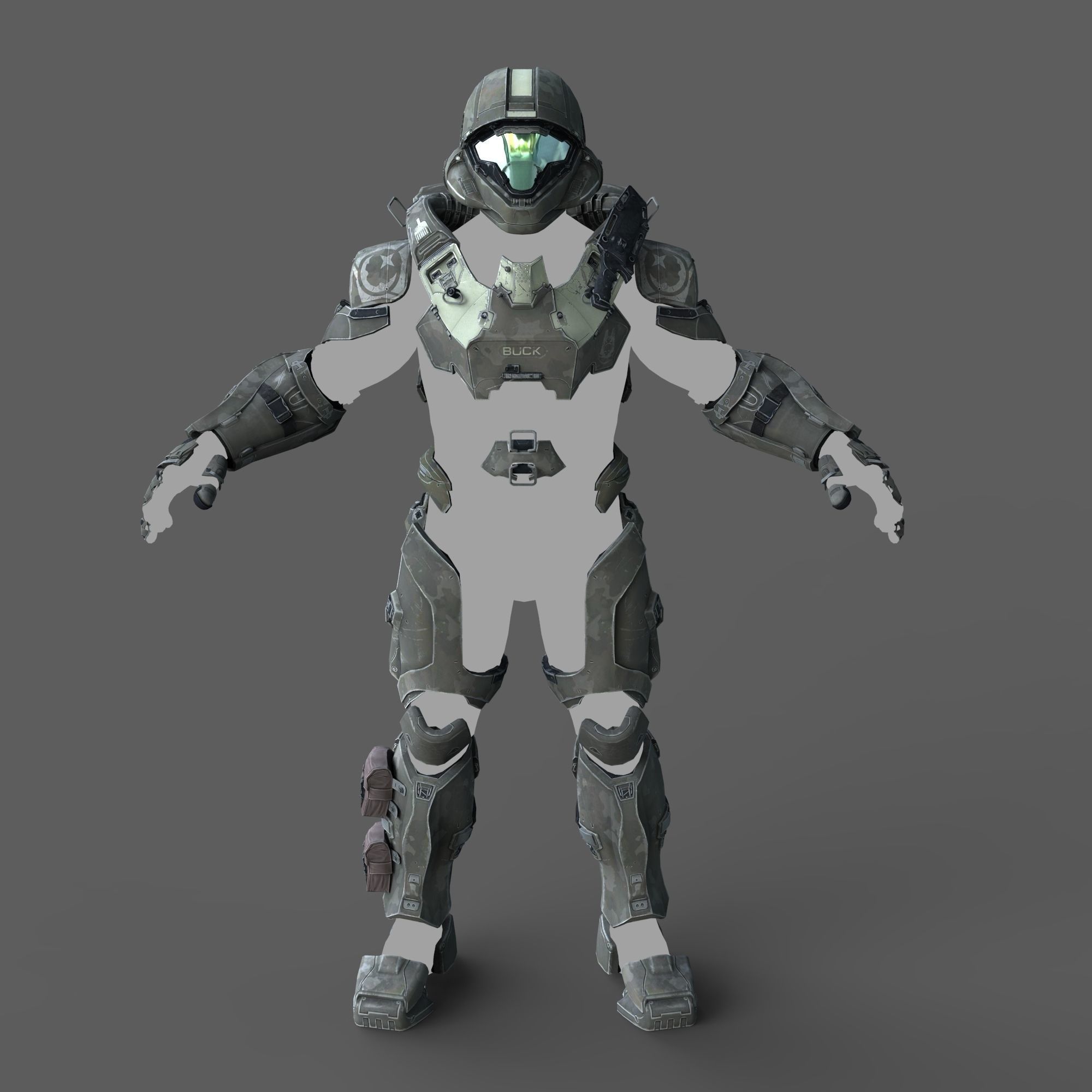 Edward Buck Halo 5 Helljumper Wearable Armor with Helmet 3D model 3D ...