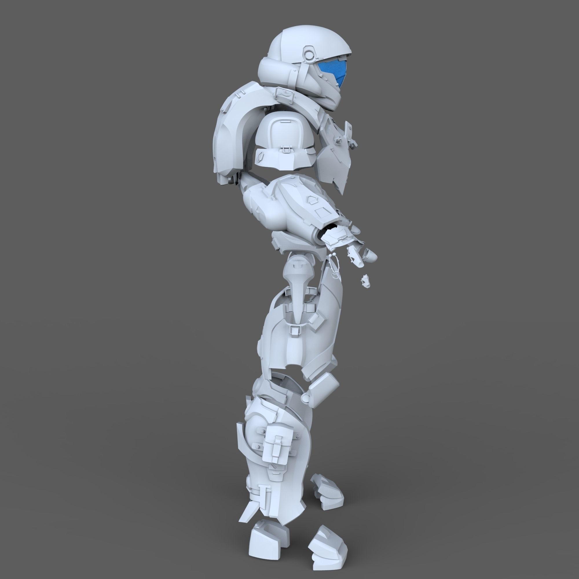 Edward Buck Halo 5 Helljumper Wearable Armor with Helmet 3D model 3D ...