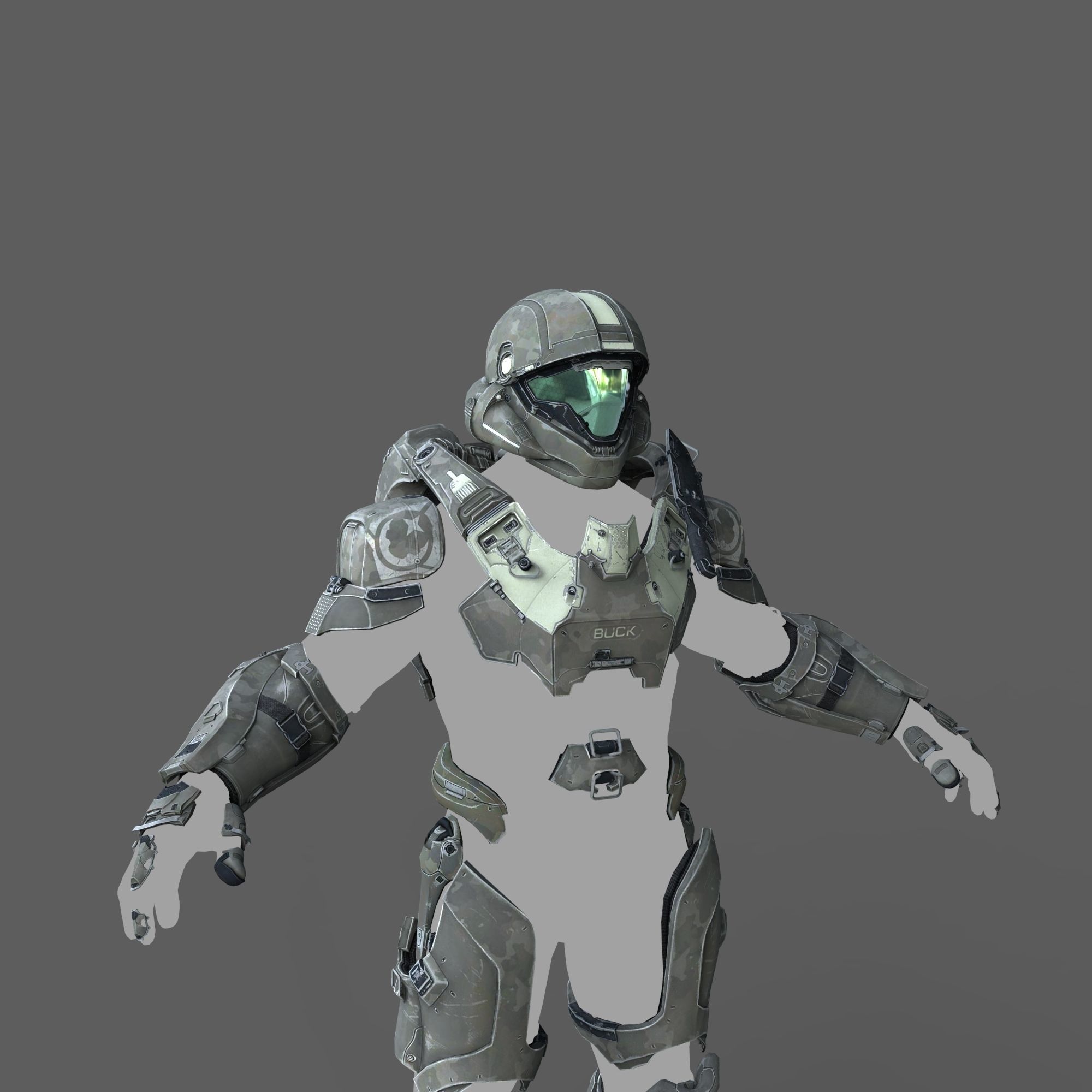 Edward Buck Halo 5 Helljumper Wearable Armor with Helmet 3D model 3D ...