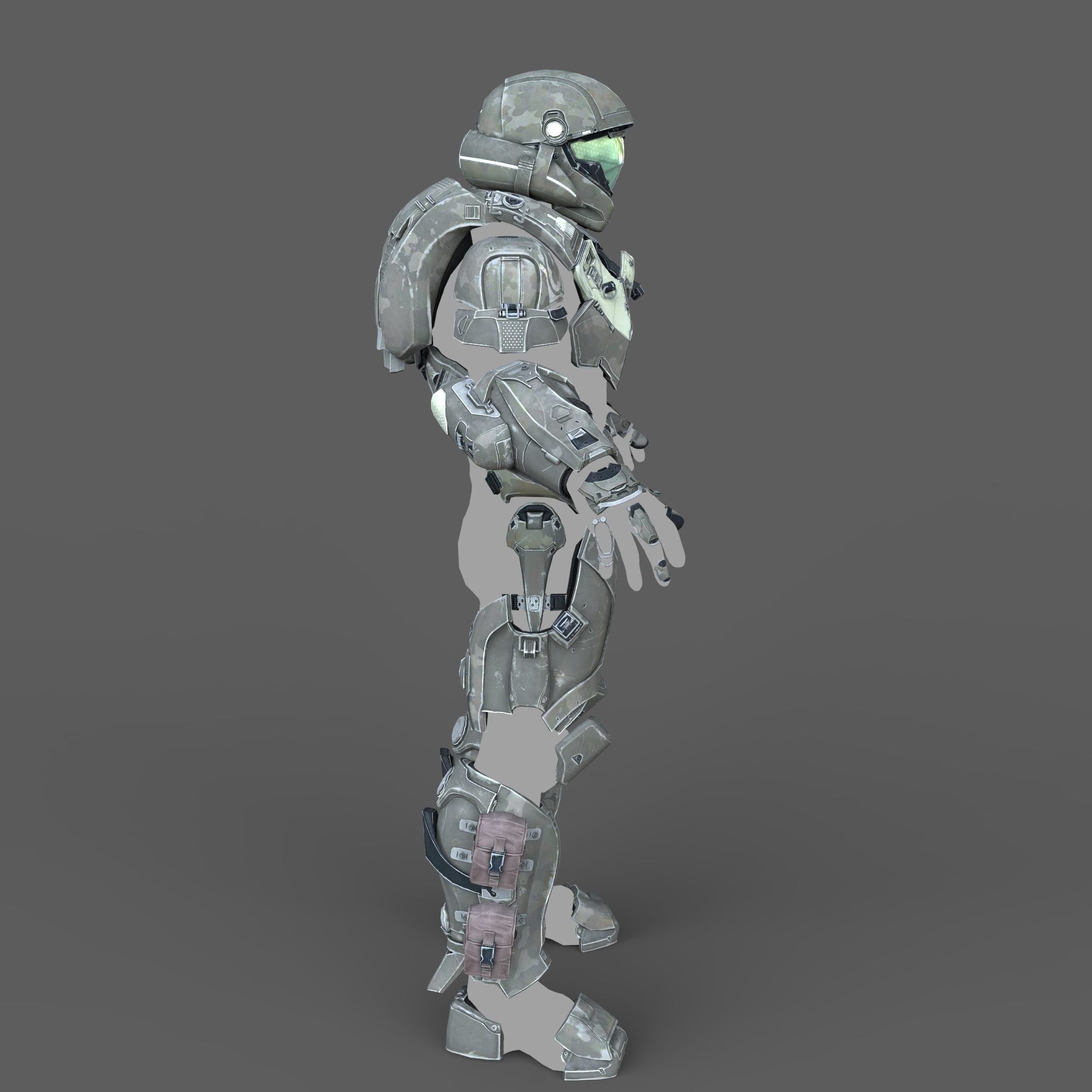 Edward Buck Halo 5 Helljumper Wearable Armor with Helmet 3D model 3D ...