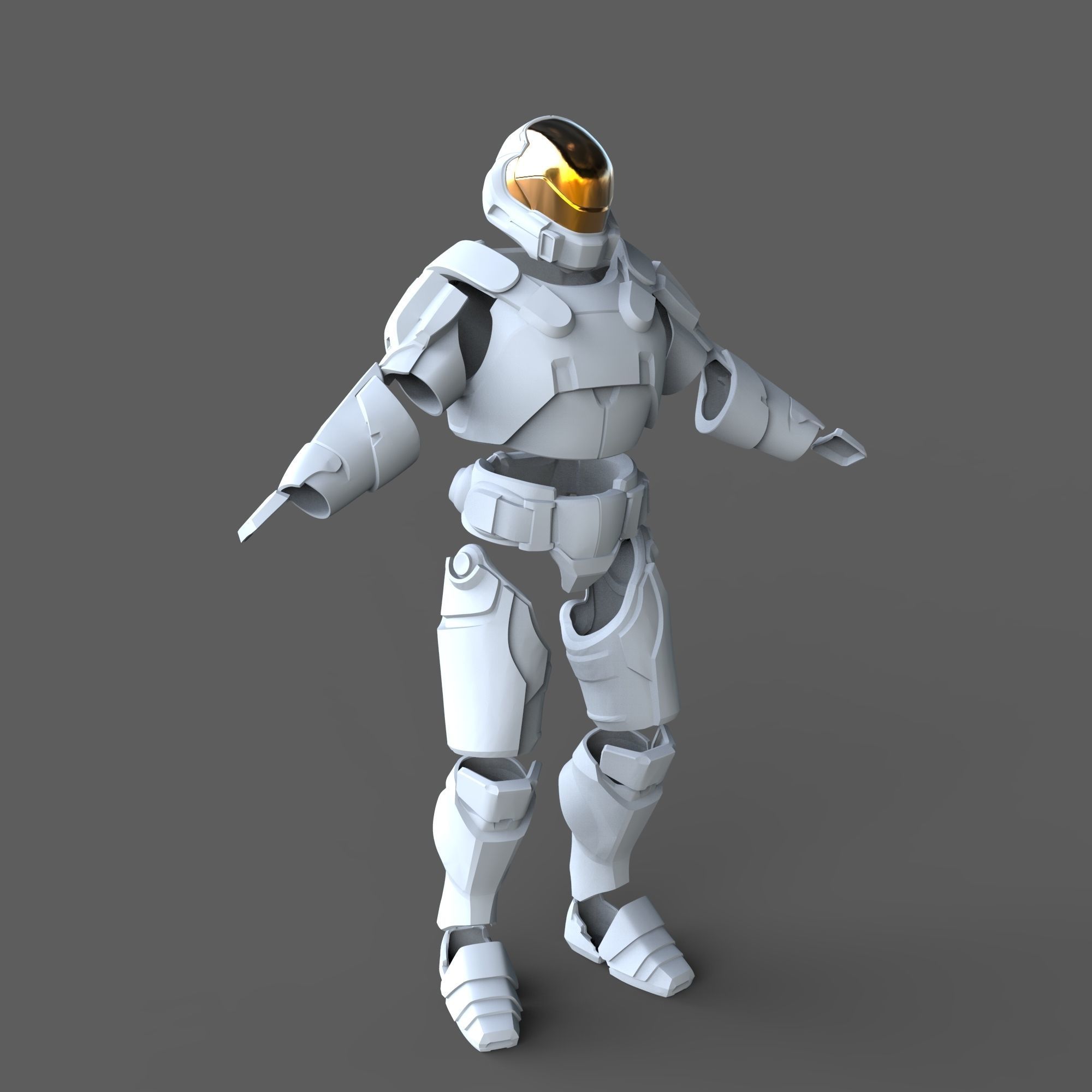 Mirage SPI Halo MCC Full Body Wearable Armor with Helmet 3D model 3D ...