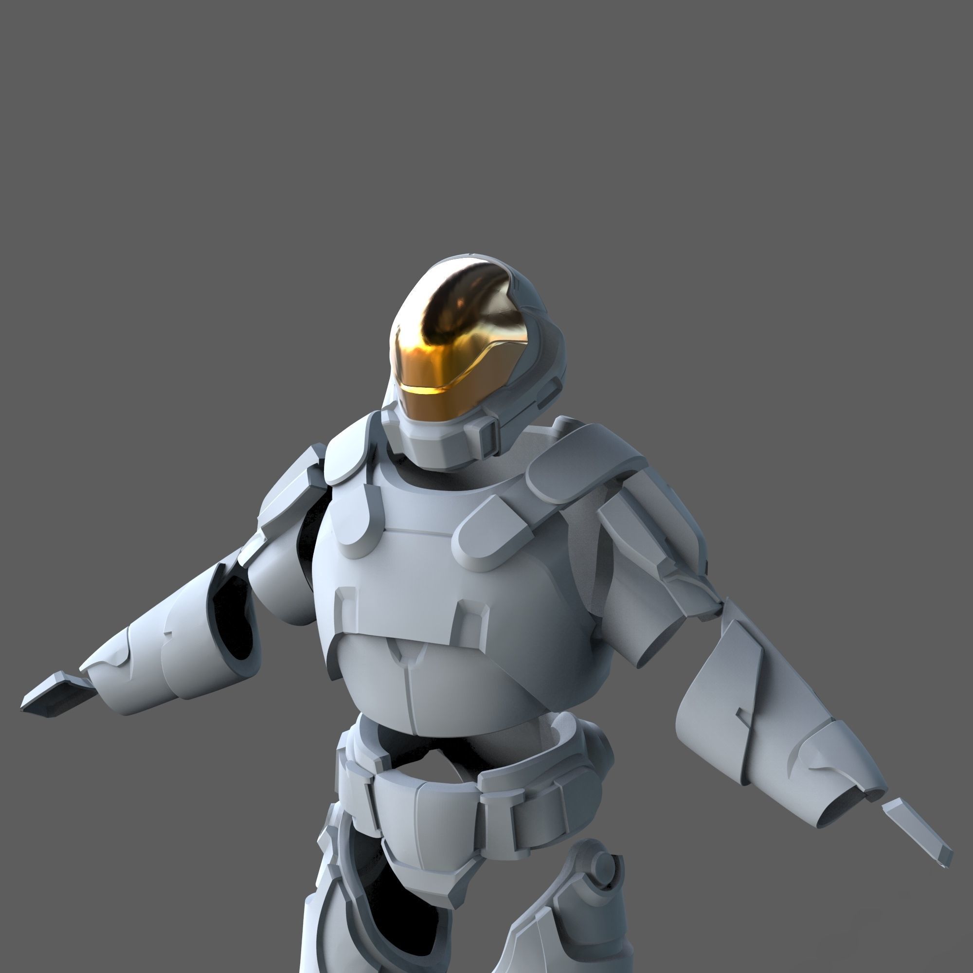 Mirage SPI Halo MCC Full Body Wearable Armor with Helmet 3D model 3D ...