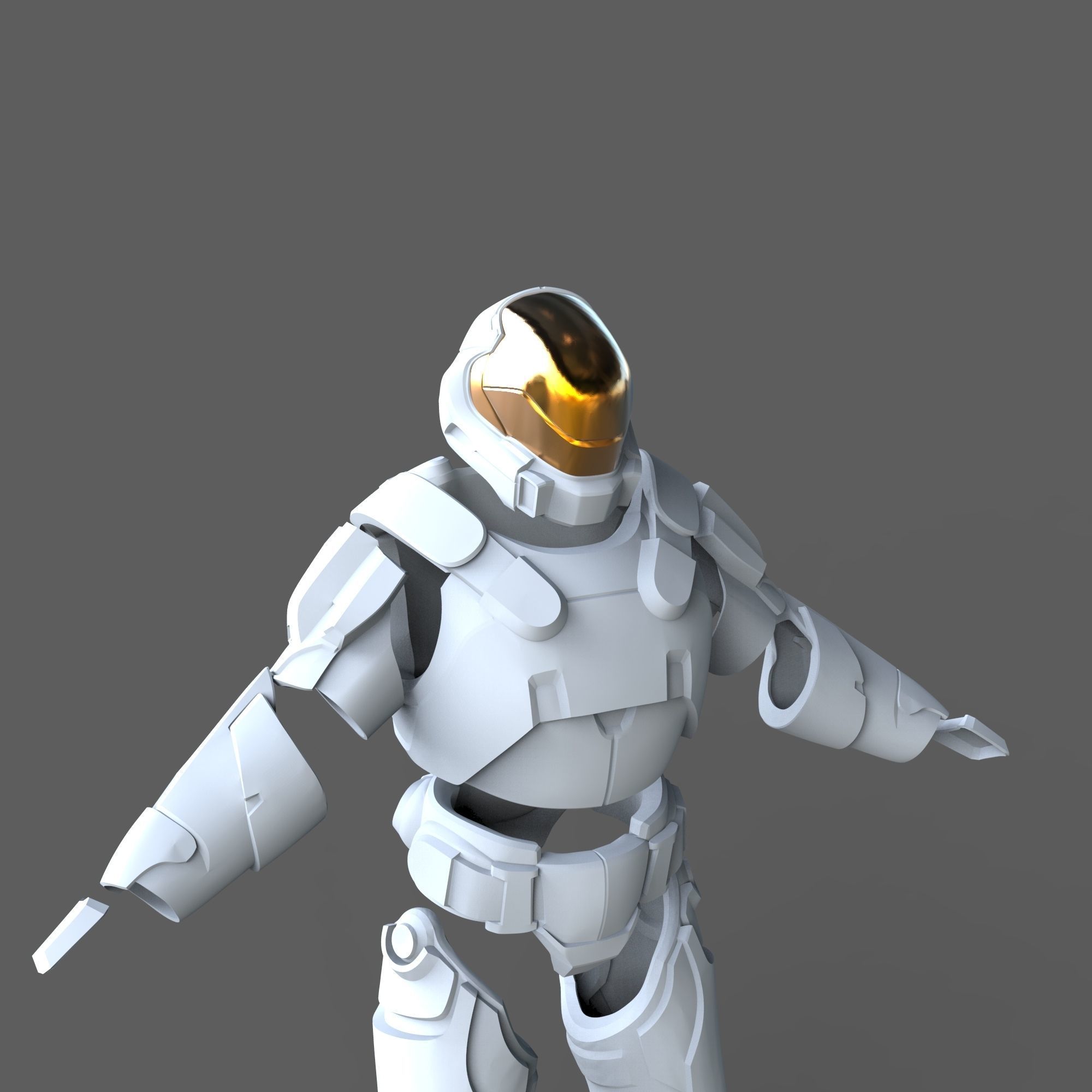 Mirage SPI Halo MCC Full Body Wearable Armor with Helmet 3D model 3D ...