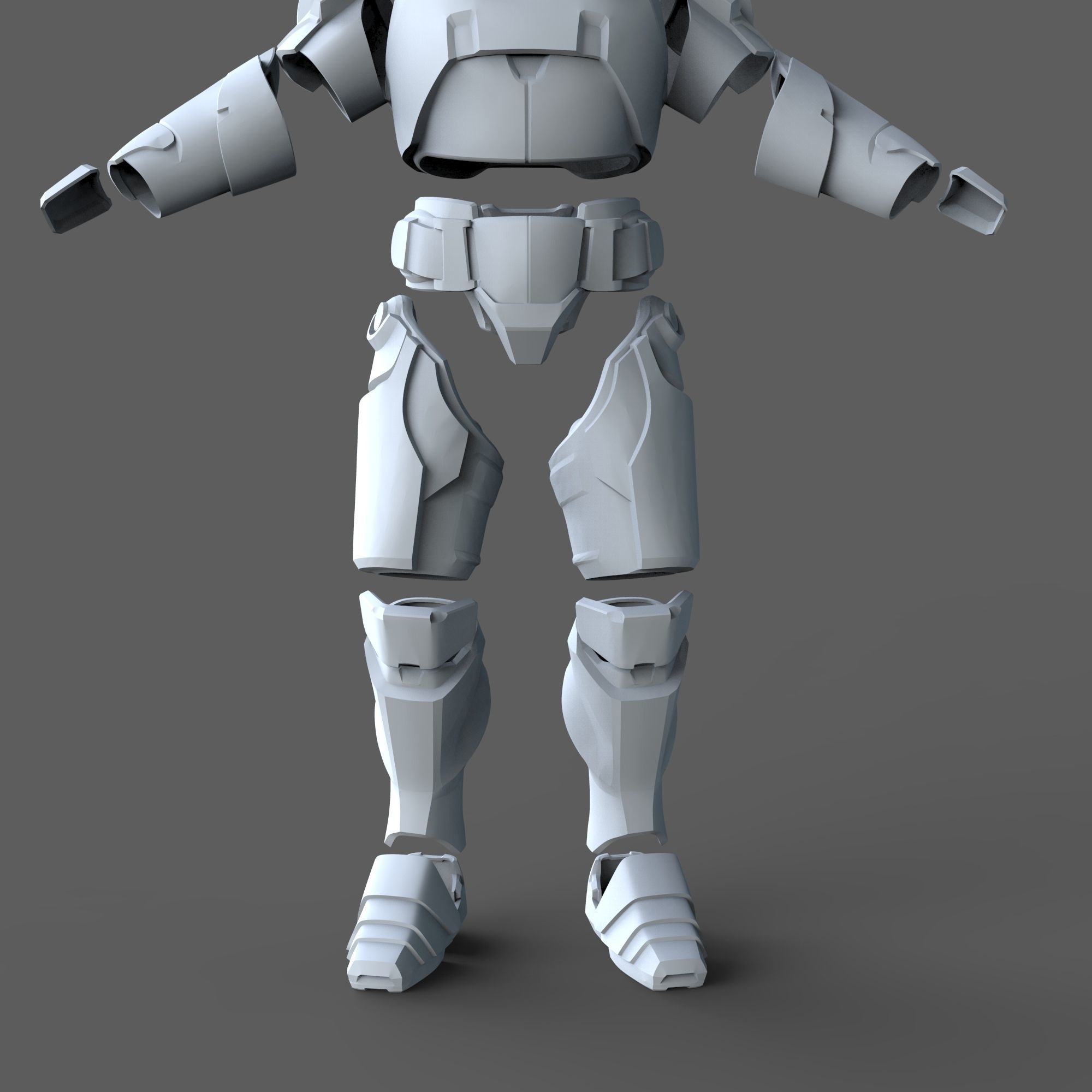 Mirage SPI Halo MCC Full Body Wearable Armor with Helmet 3D model 3D ...