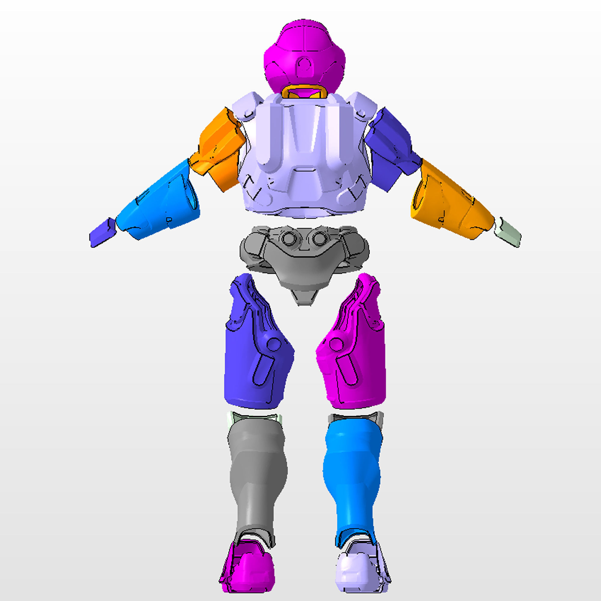 Mirage SPI Halo MCC Full Body Wearable Armor with Helmet 3D model 3D ...