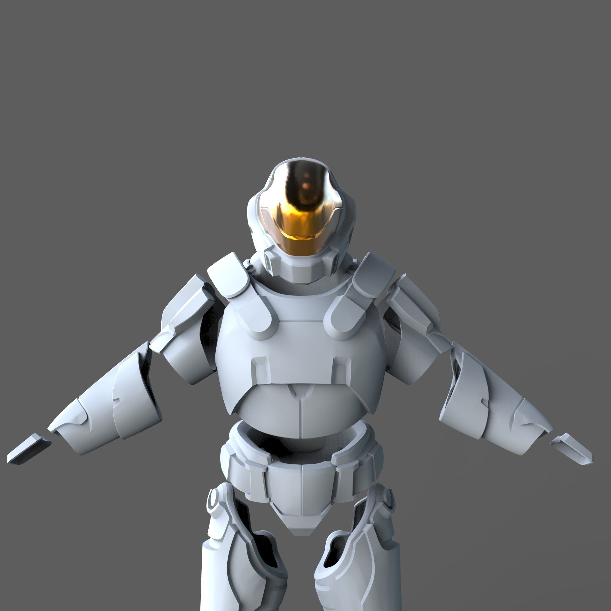 Mirage SPI Halo MCC Full Body Wearable Armor with Helmet 3D model 3D ...