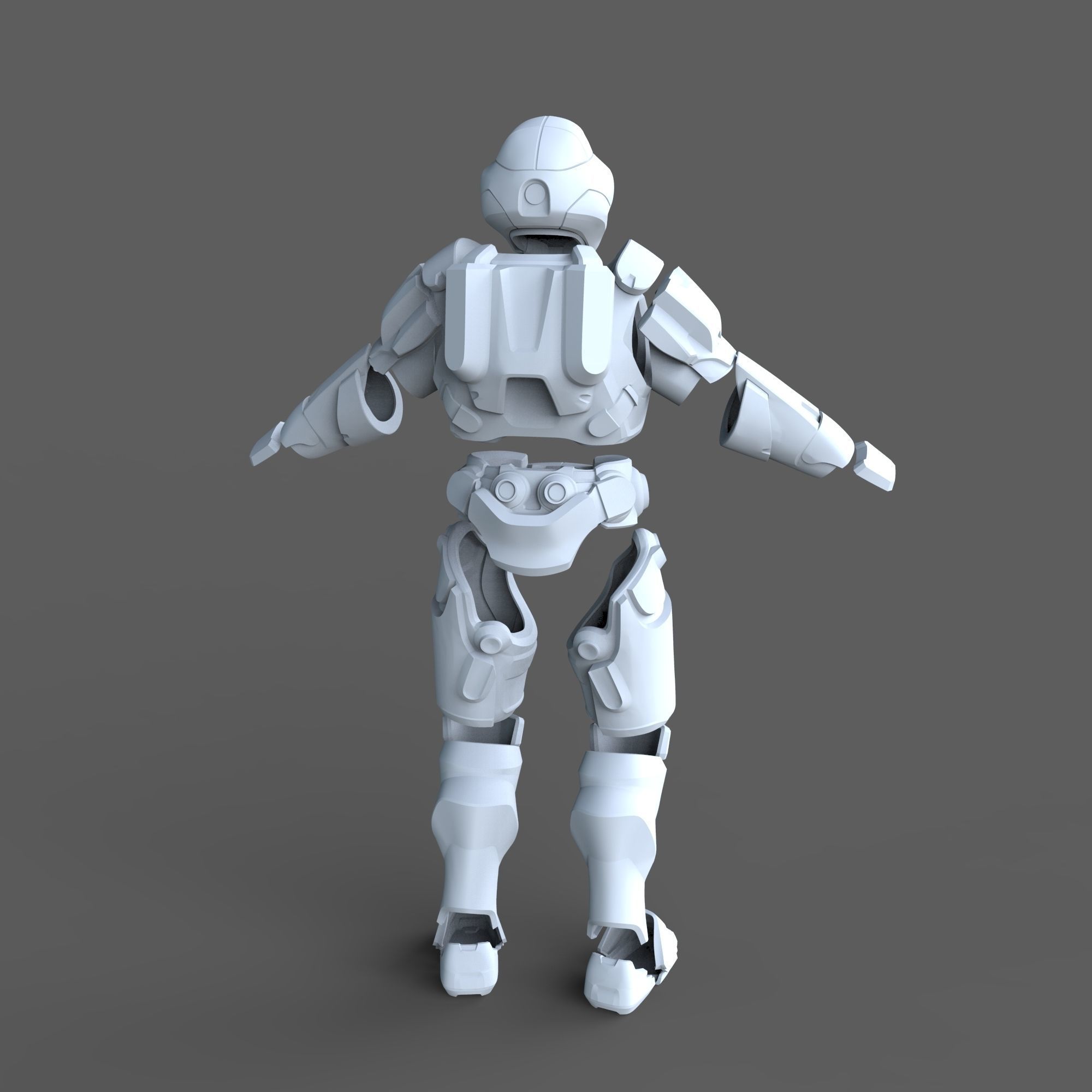 Mirage SPI Halo MCC Full Body Wearable Armor with Helmet 3D model 3D ...