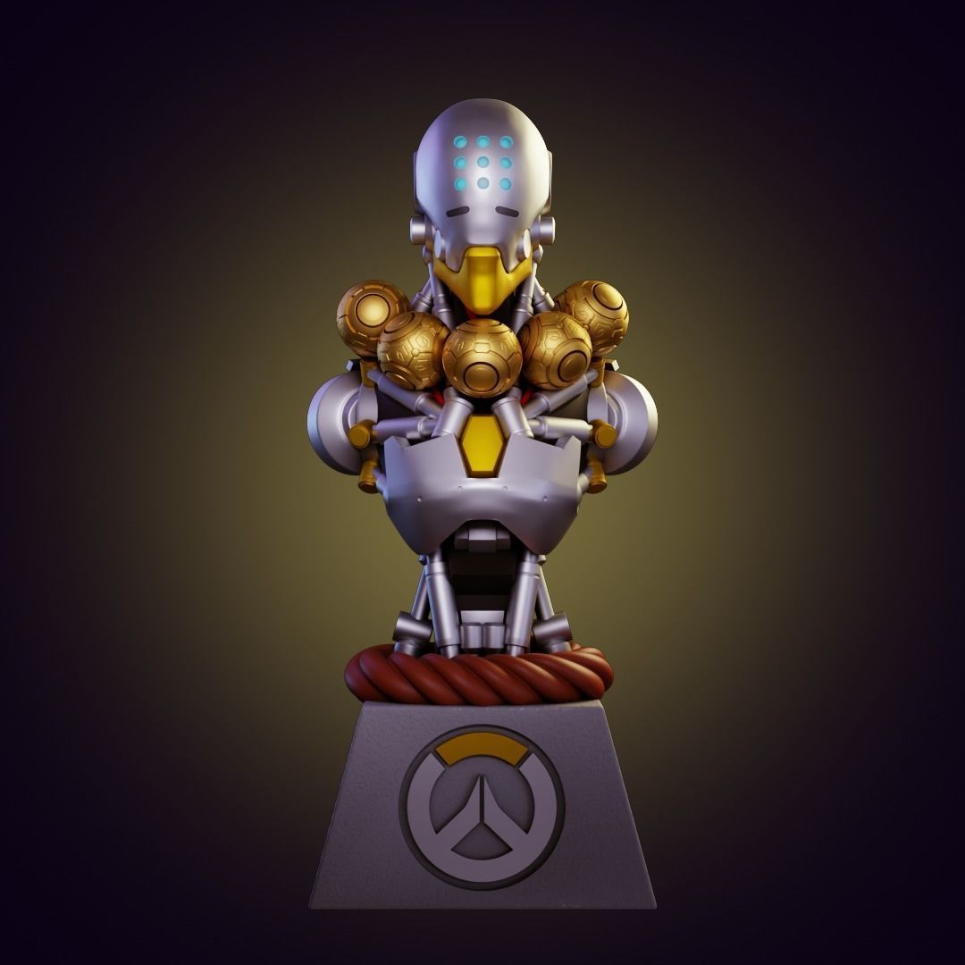 Zenyatta - Overwatch 3D model 3D printable | CGTrader