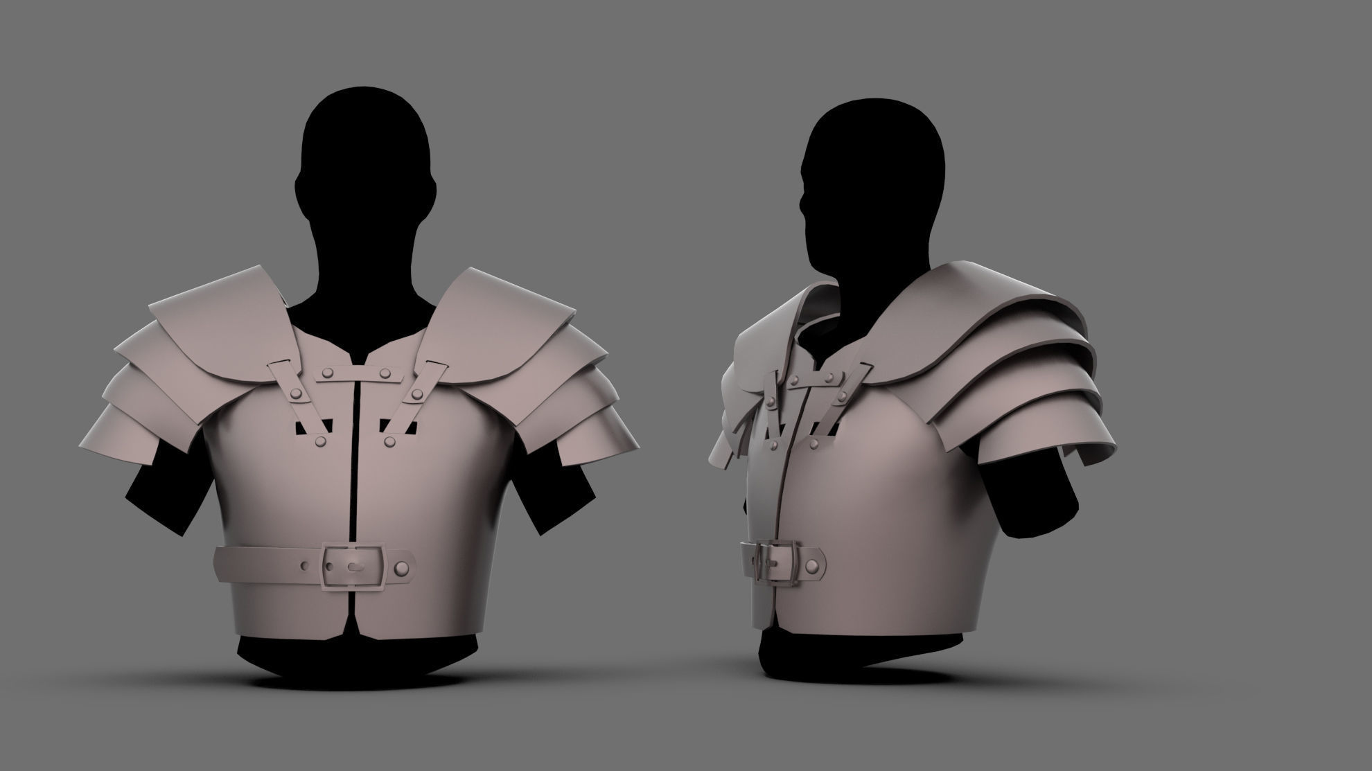 3D model 15 Unique Body Armor Lowpoly and Highpoly Base Mesh With UV VR / AR / low-poly | CGTrader