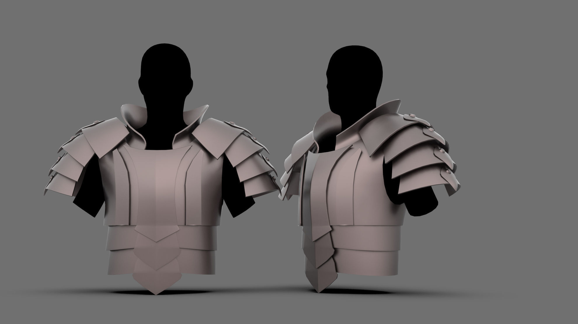 3D model 15 Unique Body Armor Lowpoly and Highpoly Base Mesh With UV VR ...