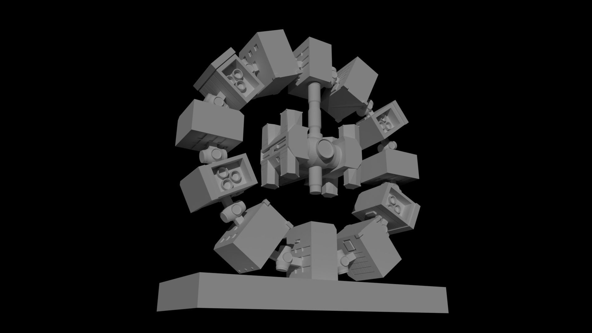 Interstellar Spaceship - The Endurance 3D model | CGTrader