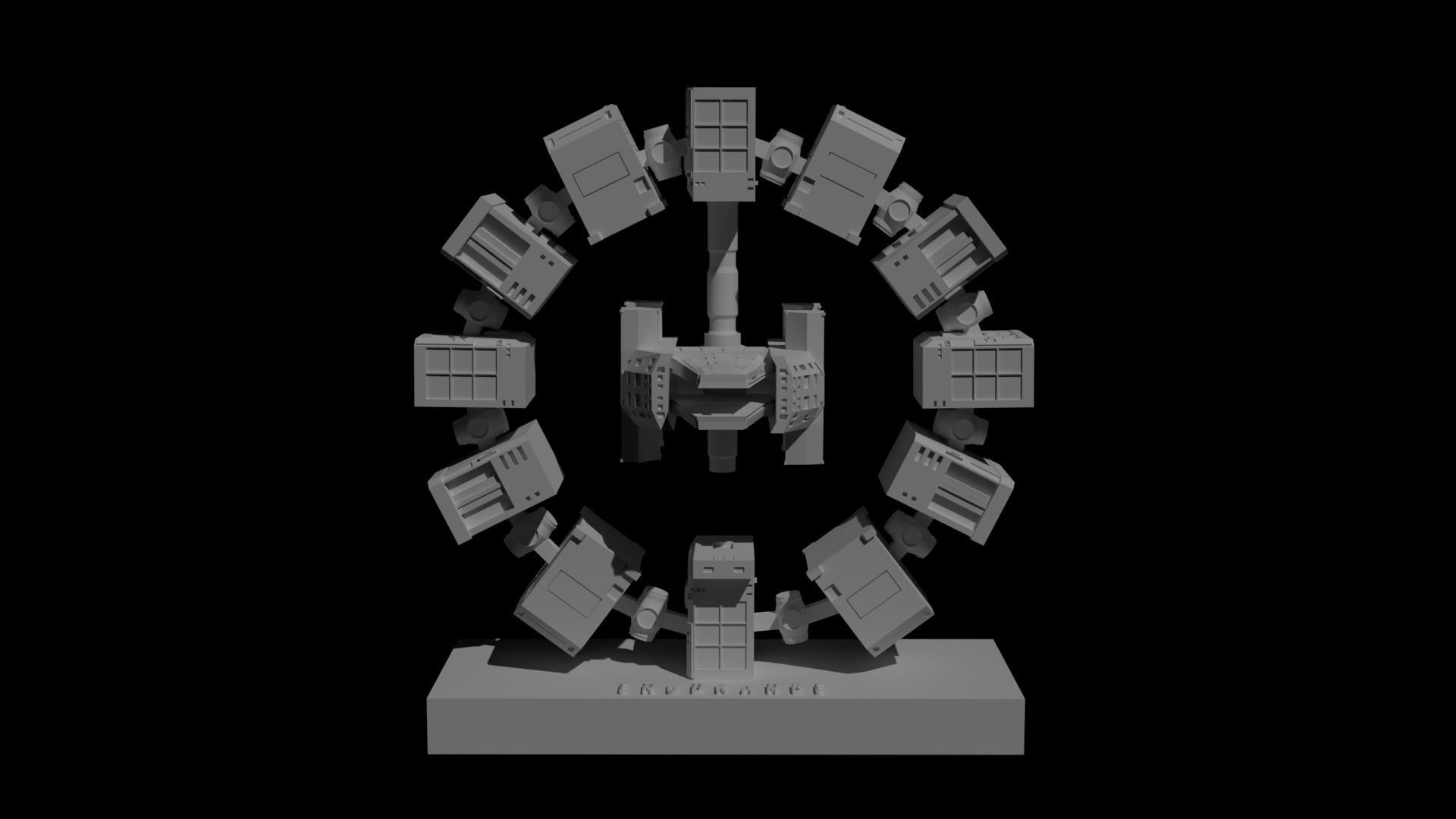 Interstellar Spaceship - The Endurance 3D model | CGTrader