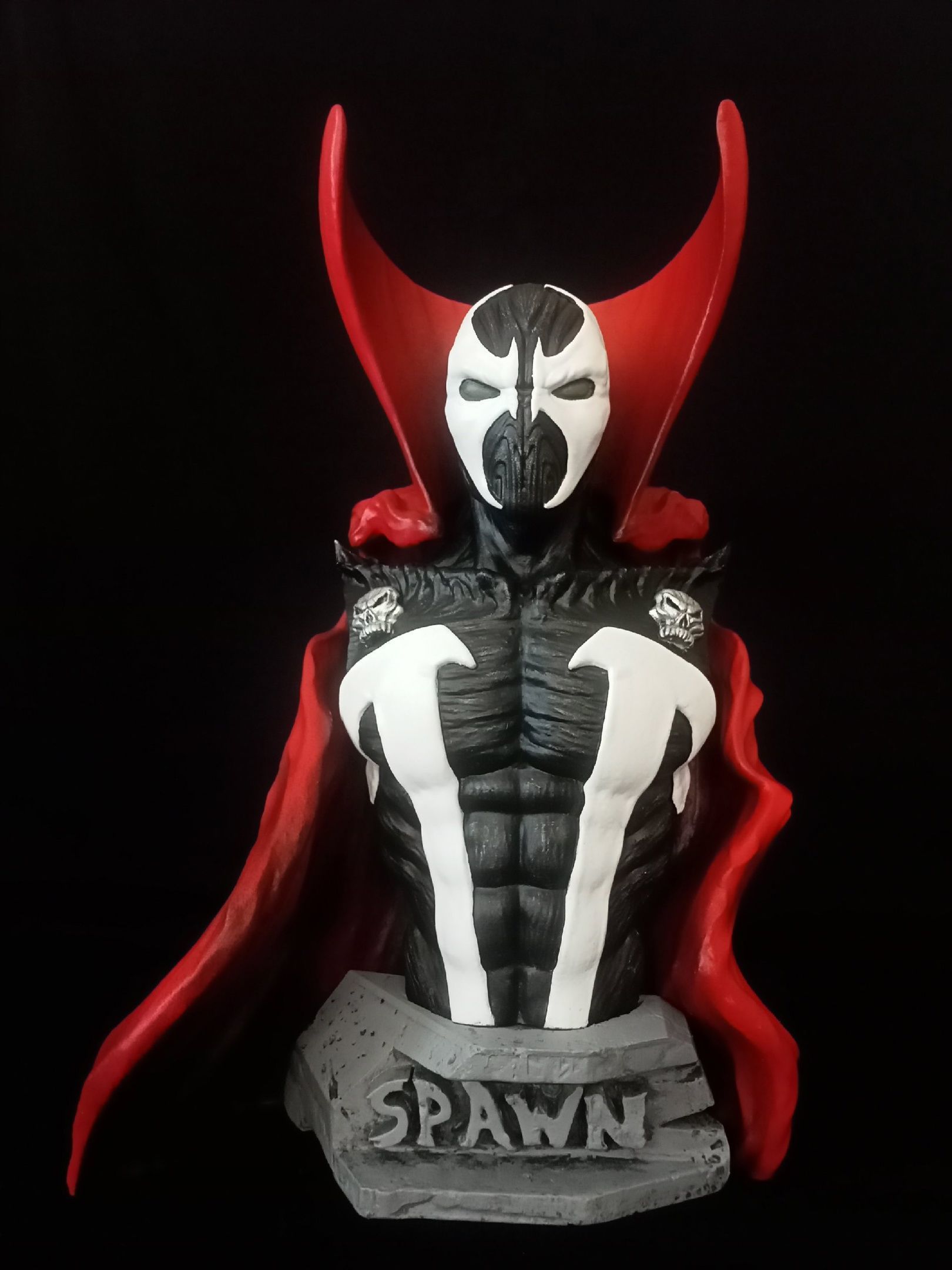 SPAWN FULL HEIGHT AND BUST FOR 3D PRINT STL 3D model 3D printable ...