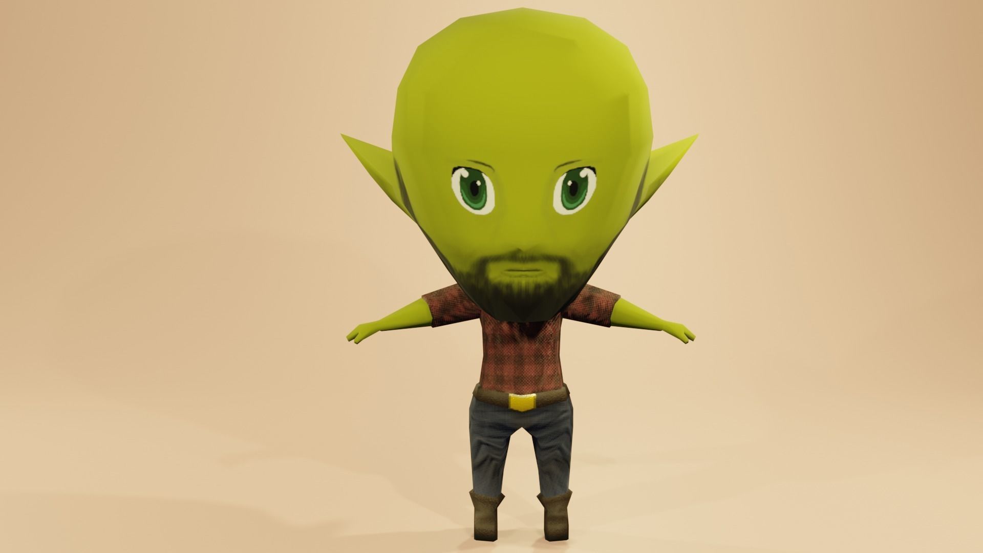 3D model Lumberjack Goblin VR / AR / low-poly | CGTrader