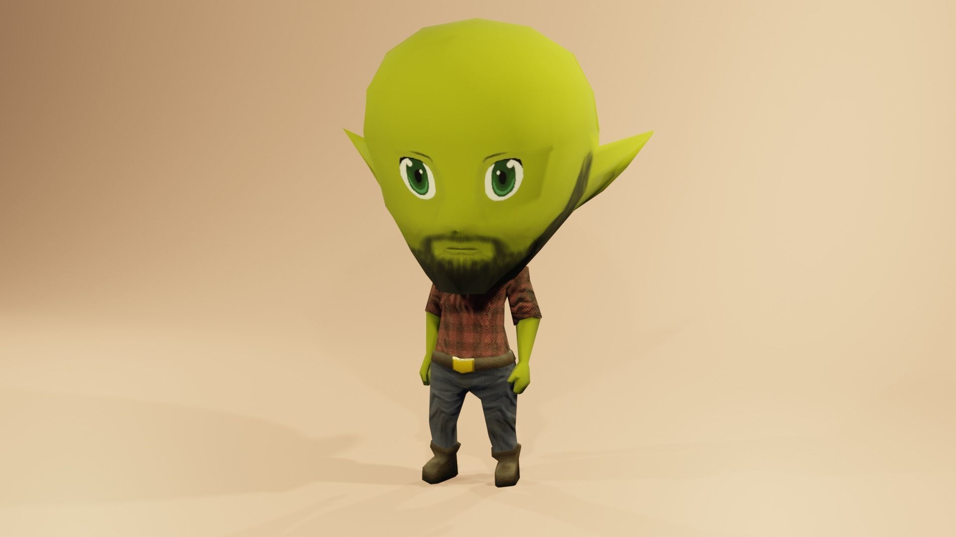 3D model Lumberjack Goblin VR / AR / low-poly | CGTrader