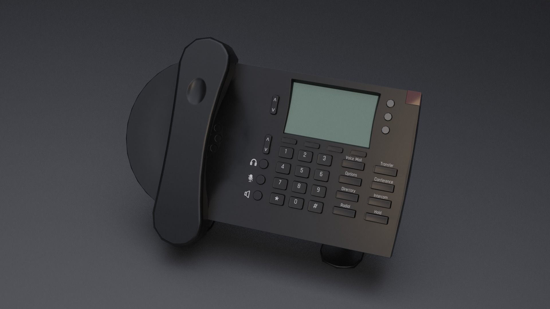 3D model Office Phone System VR / AR / low-poly | CGTrader
