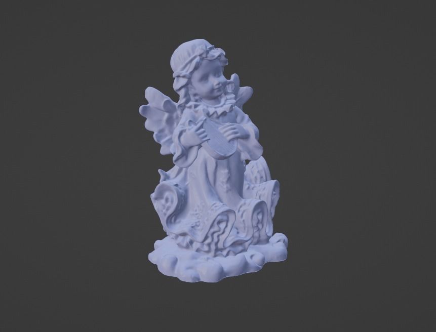 Angel figurine free 3D model 3D printable | CGTrader