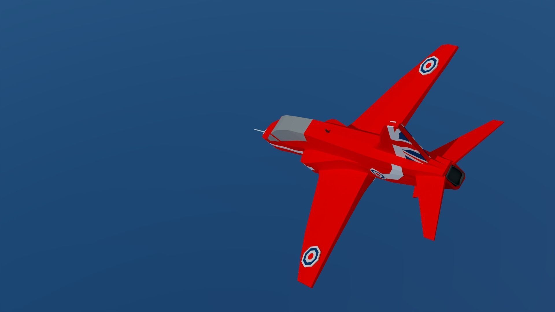 Red Arrow Plane 3D model | CGTrader