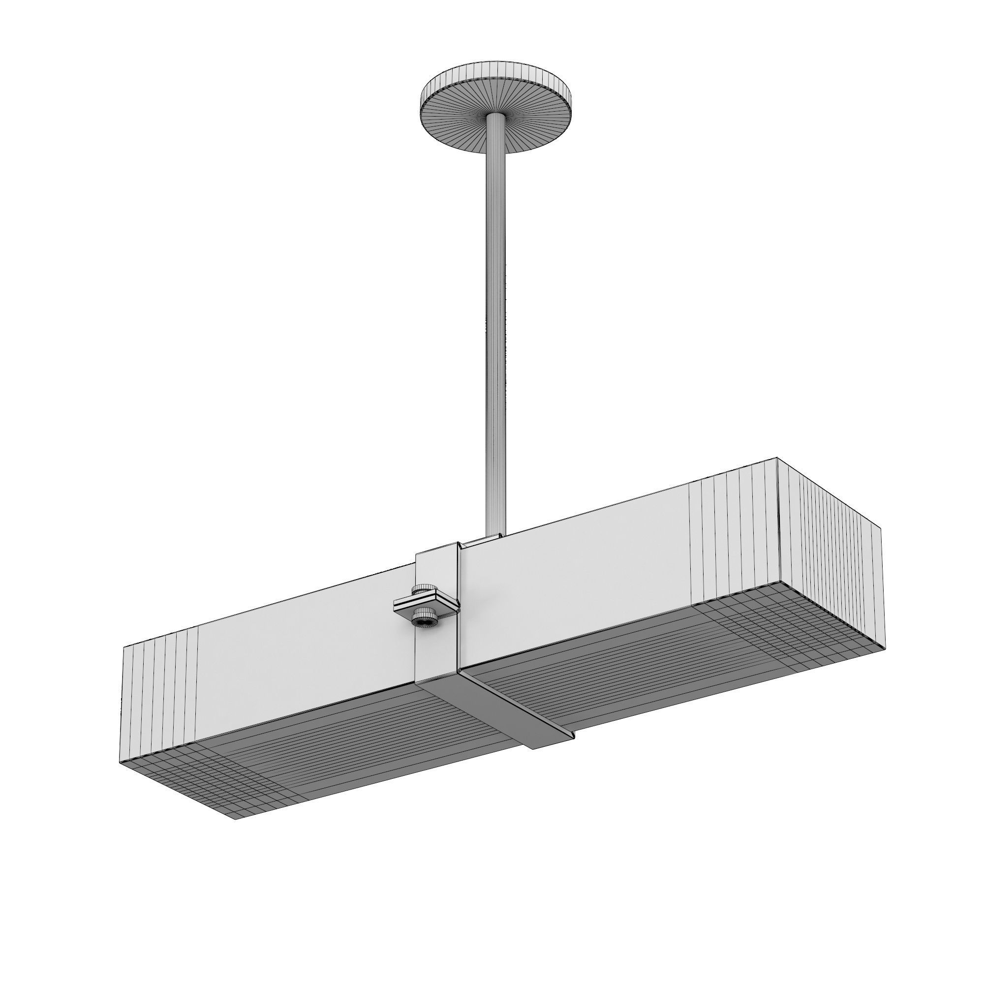 SAVILE LINEAR CHANDELIER 24 3D model | CGTrader