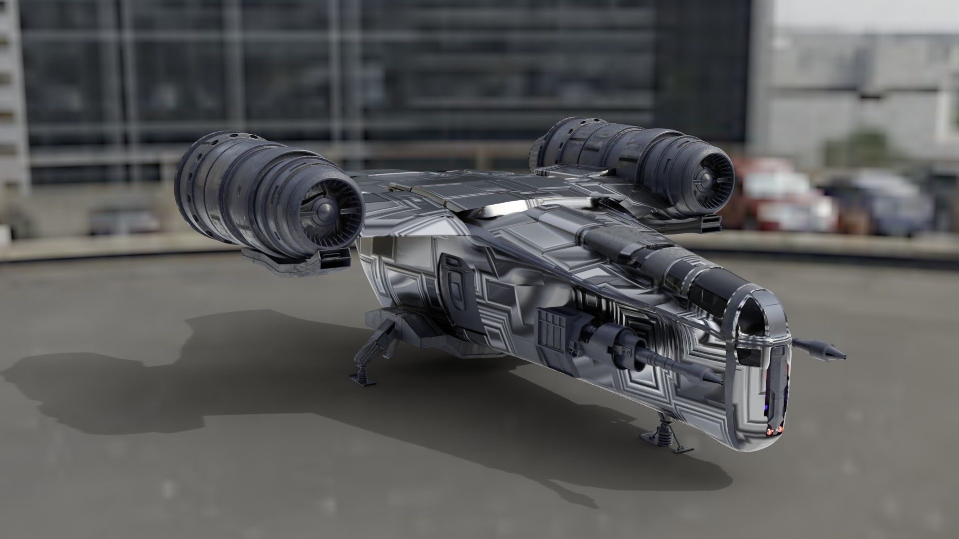 stars wars Razor Crest 3D model | CGTrader