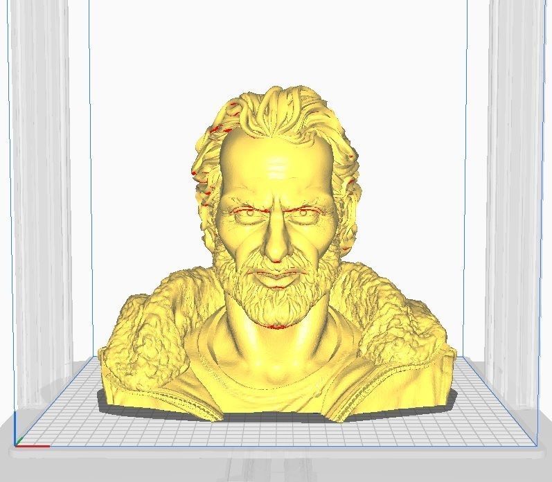 buste Rick Grimes 3D model | CGTrader