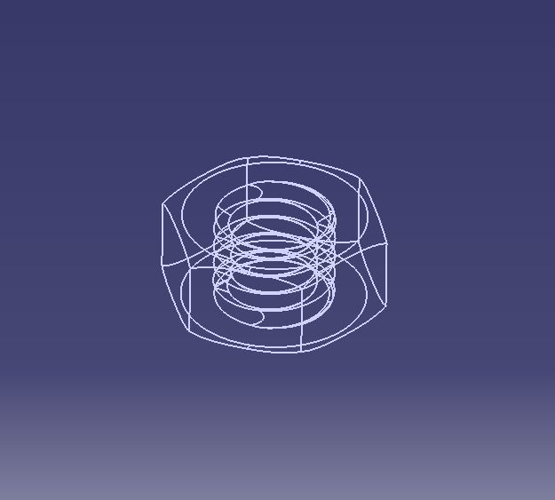 M22 Hex Nut 3D model 3D printable | CGTrader