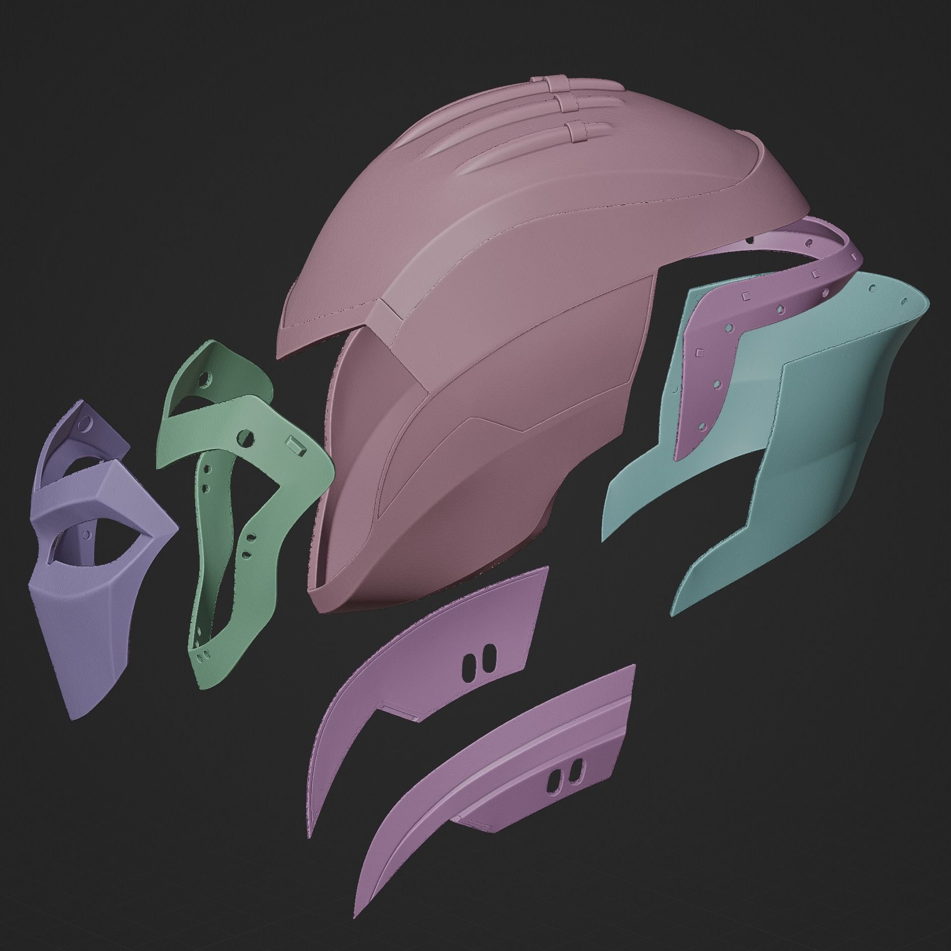 IronHeart Wakanda Forever Riri Williams Helmet free 3D model 3D ...