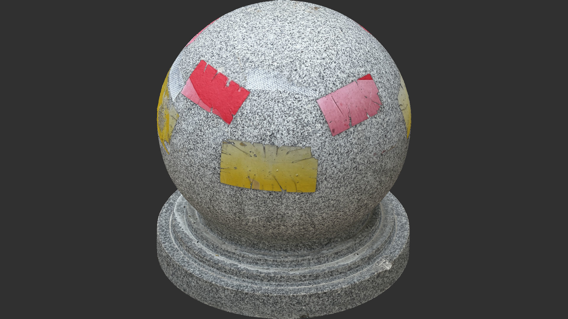 Round stone pier 3d scan 3D model | CGTrader