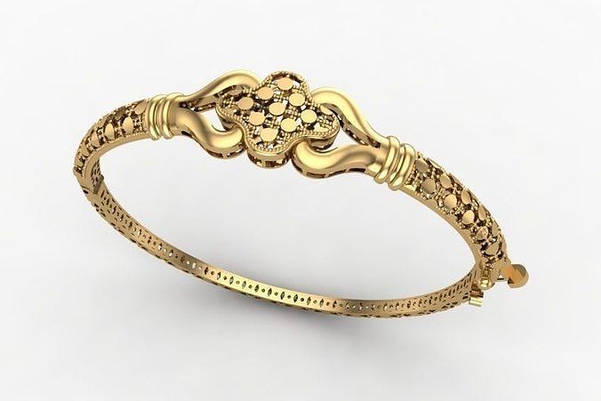Gold Bracelet 13 3D model 3D printable | CGTrader