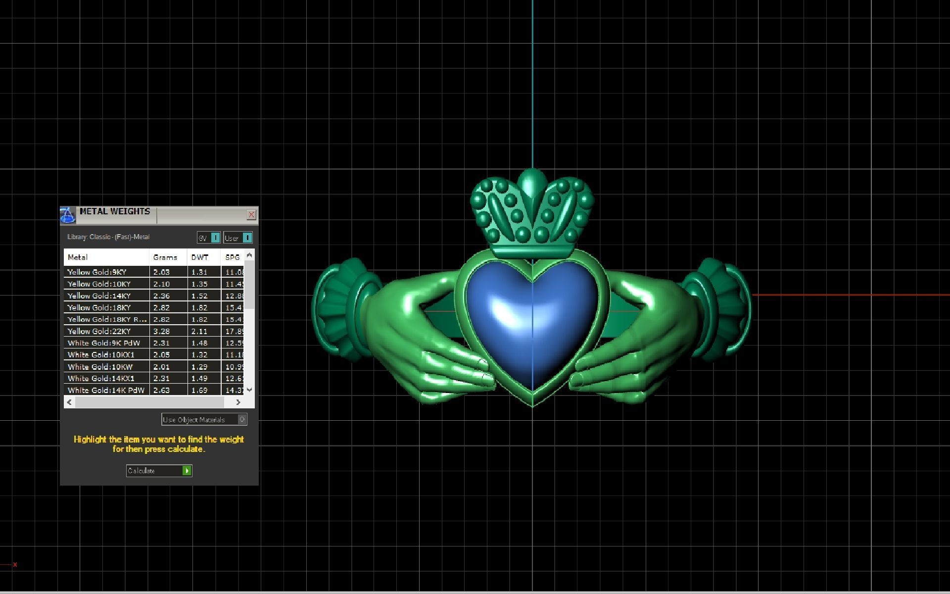 Wedding claddagh rings cnc or 3D print model 3D model 3D printable | CGTrader