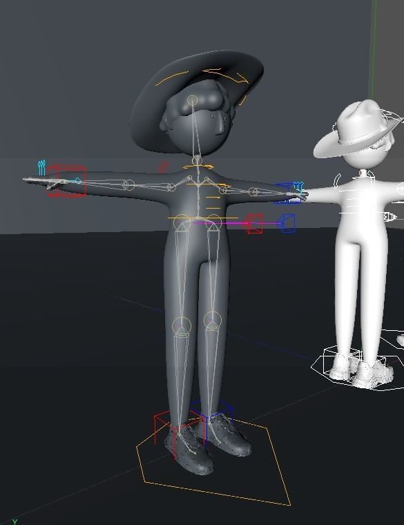 C4DIP character 3D model | CGTrader