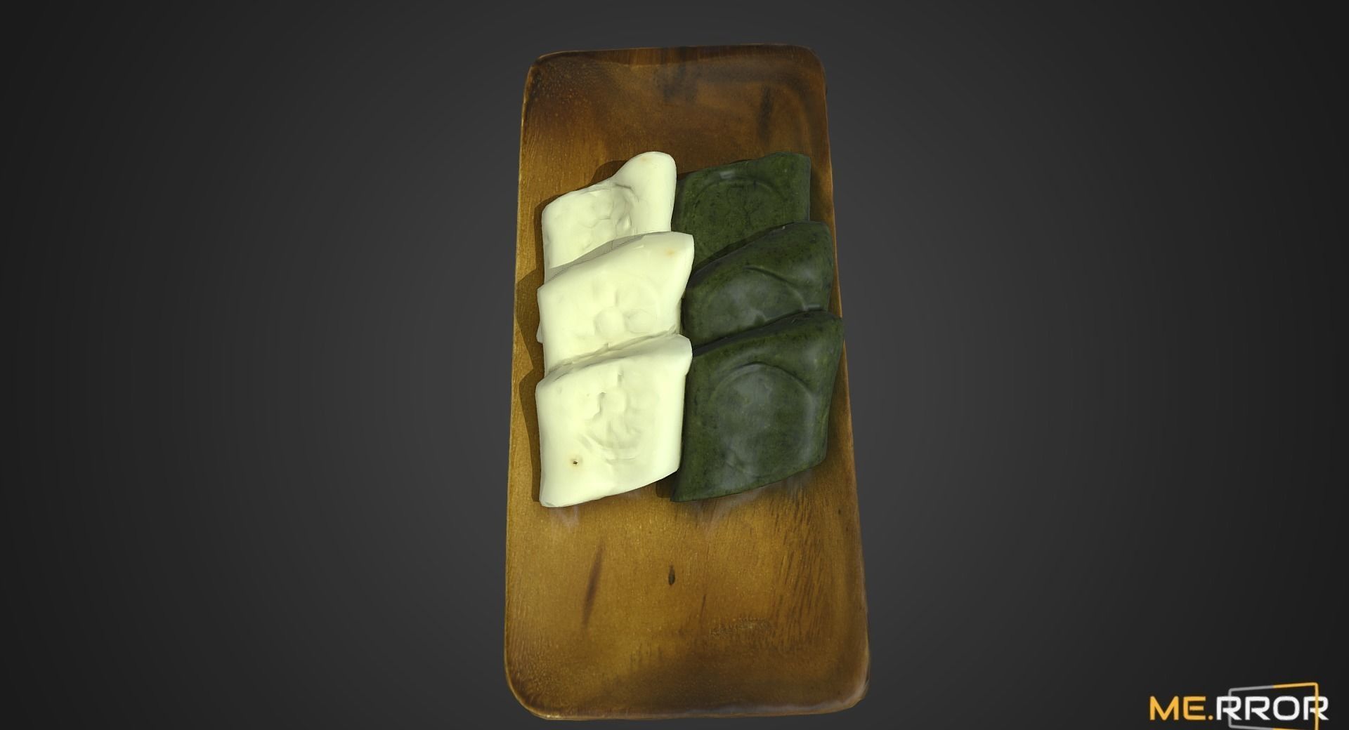 3D model Korean Rice Cake Jeol-Pyeon VR / AR / low-poly | CGTrader