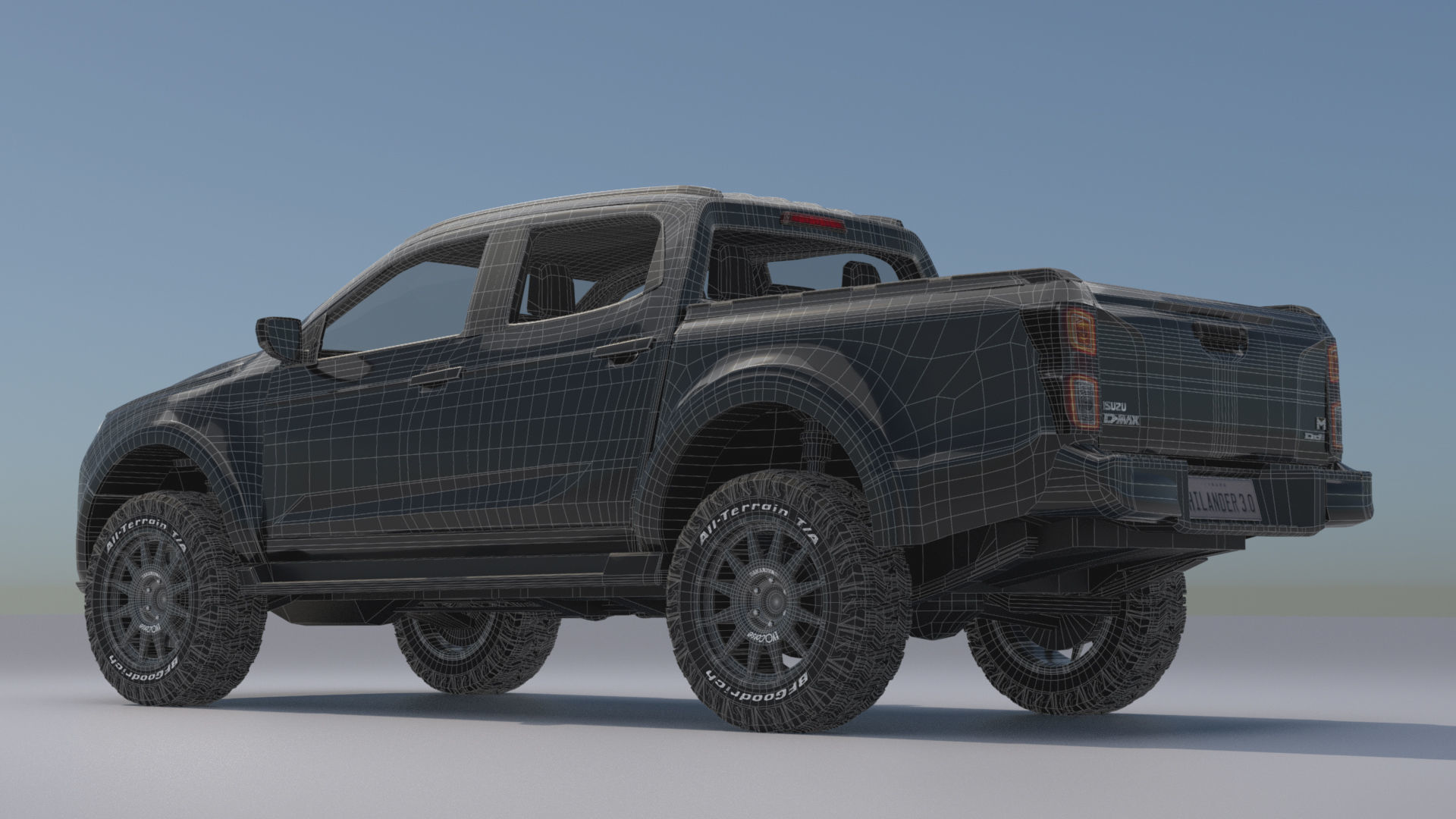 All New ISUZU D MAX Hi-Lander 2022 Minor Change 3D model | CGTrader