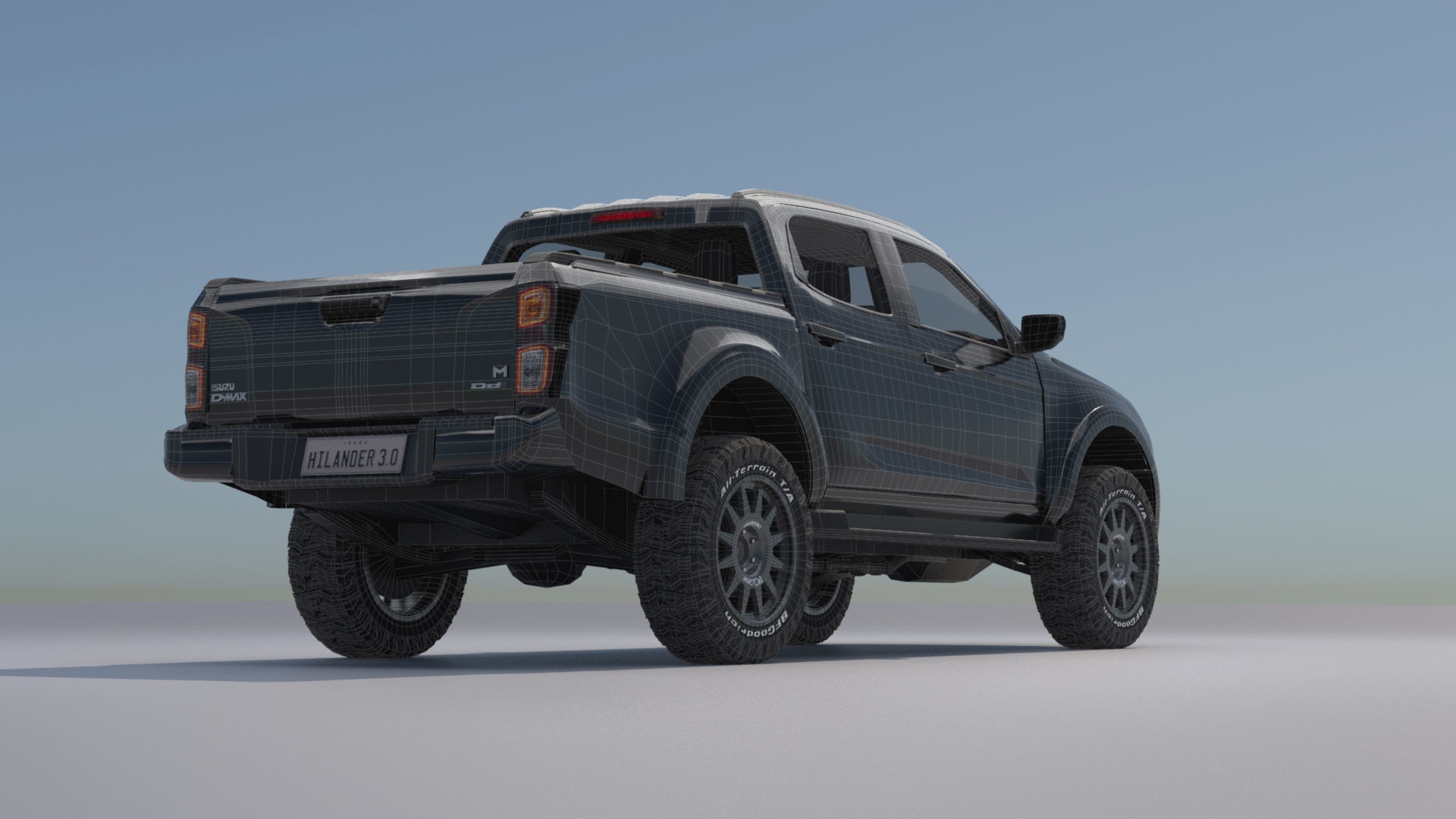 All New ISUZU D MAX Hi-Lander 2022 Minor Change 3D model | CGTrader