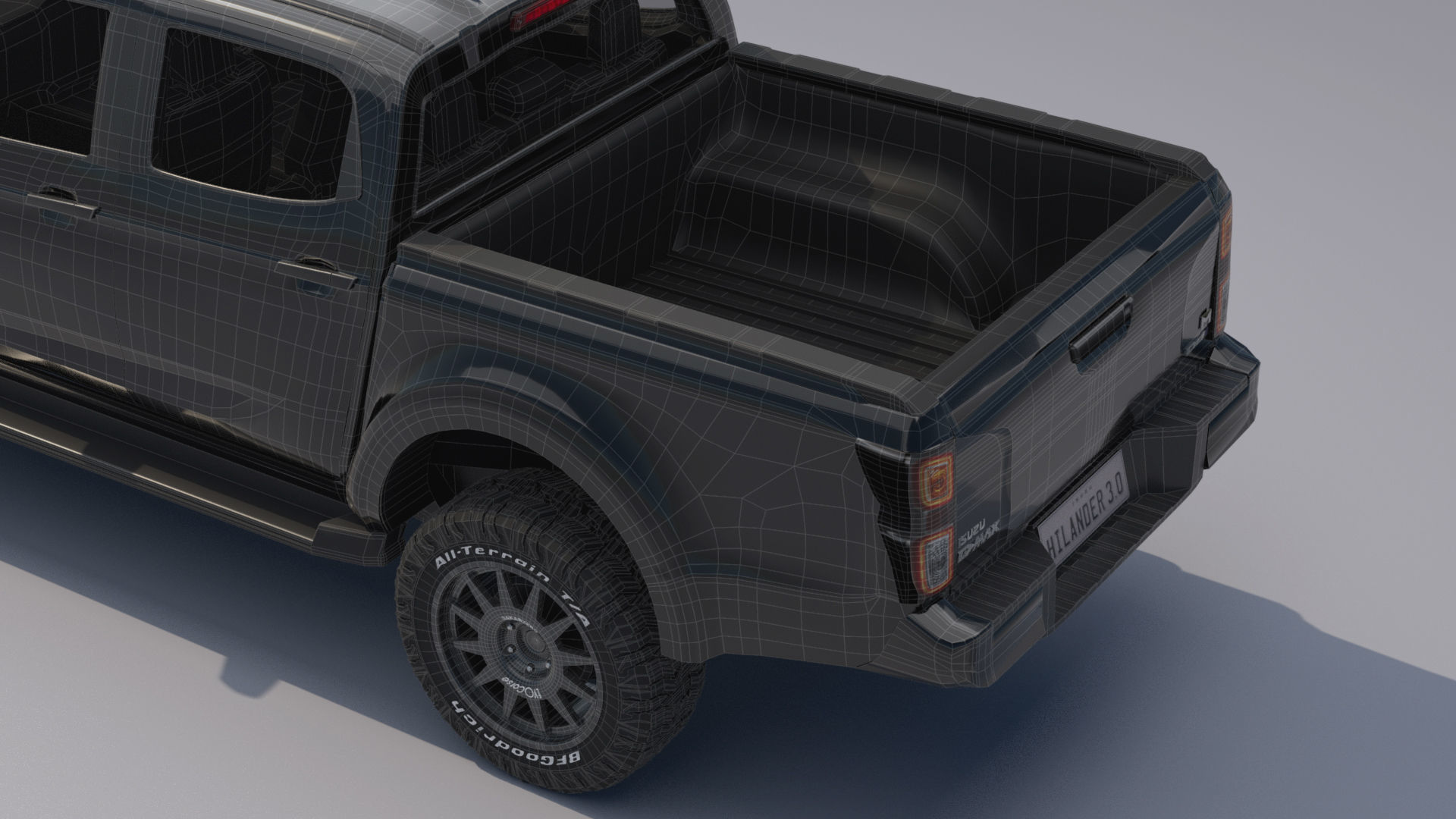All New ISUZU D MAX Hi-Lander 2022 Minor Change 3D model | CGTrader