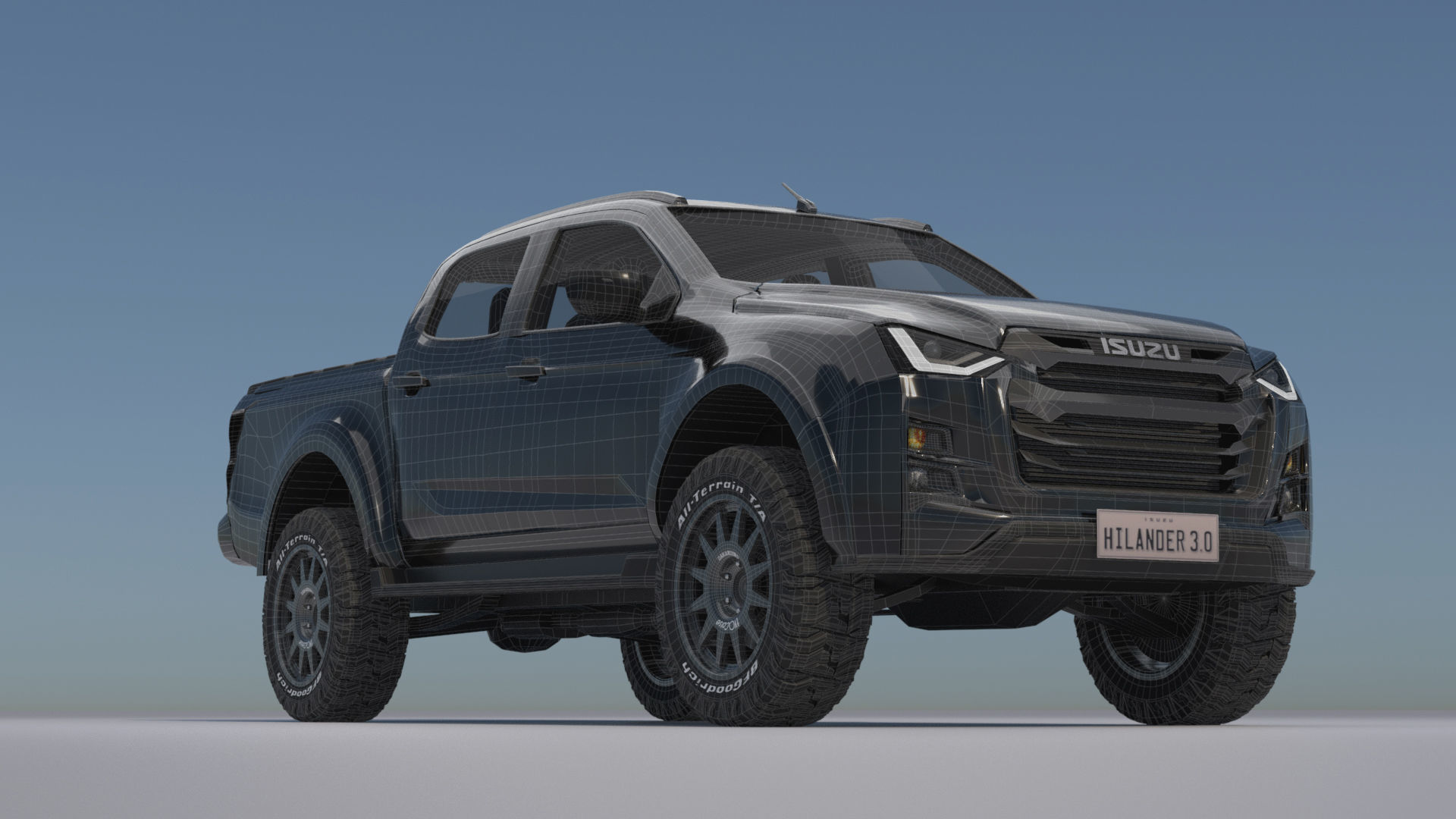 All New ISUZU D MAX Hi-Lander 2022 Minor Change 3D model | CGTrader